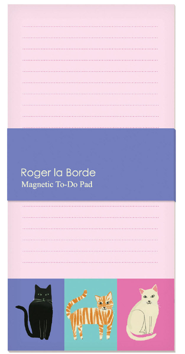 Roger la Borde Cat Etiquette Magnet Notepad – Roger la Borde USA