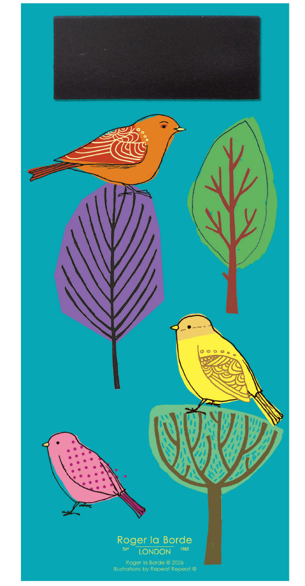 Roger la Borde Modern Birds Magnet Notepad – Roger la Borde USA