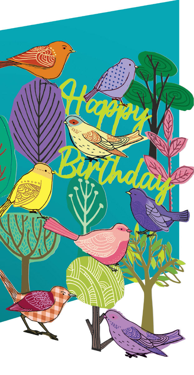 Roger la Borde Modern Birds Lasercut card – Roger la Borde USA