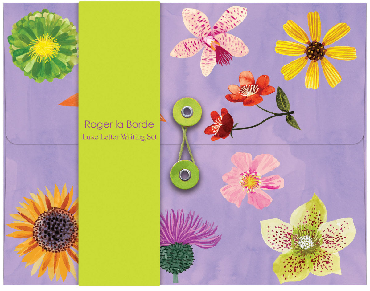 Roger la Borde Floral Supernova Writing paper set – Roger la Borde USA